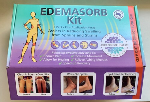 EDEMASORB Kit for swollen, swelling, oedema, edema, excess fluid, ankle ...