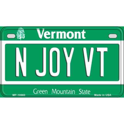 N Joy VT Vermont Novelty Metal Motorcycle Plate MP-10660 | eBay