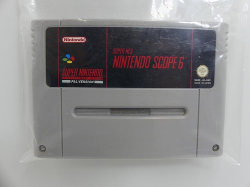 SUPER Nintendo SNES Game - SCOPE 6 PAL Cartridge | eBay