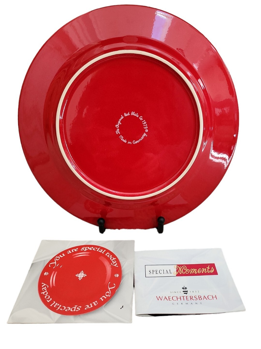 You Are Special Today Red Plate by Waechtersbach Made in Germany 10 ...