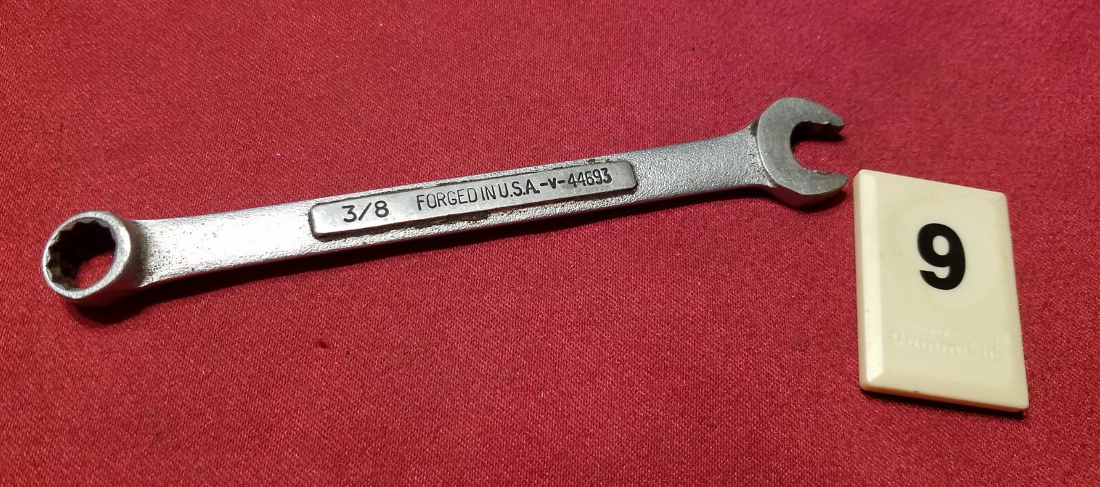Vtg Craftsman USA VV-44693 Combination Wrench 12 pt, 3/8" ~ USA ~ B9 ...