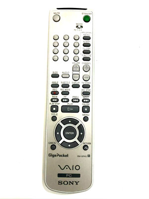 Sony Vaio RM-GP4U PC Remote Control Infrared Wireless Black | eBay