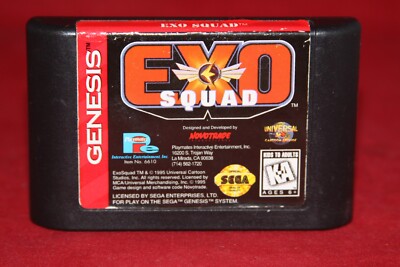 Exo Squad (Sega Genesis, 1995) Authentic Game Cartridge 796298066100| eBay