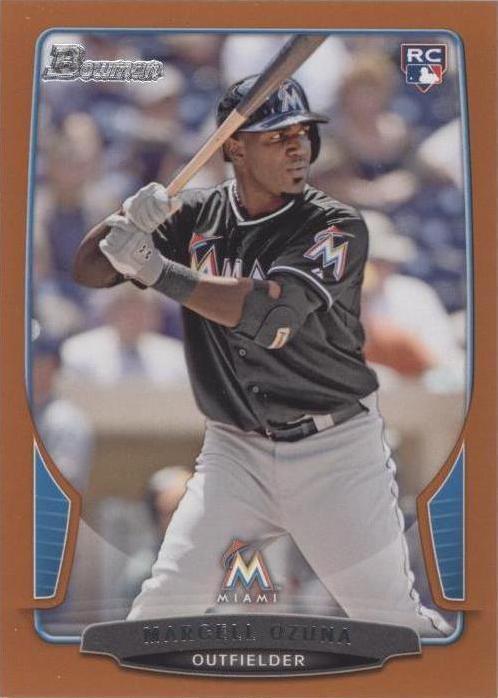 2013 Bowman Draft Picks & Prospects - Marcell Ozuna #17 Orange /250 (RC ...