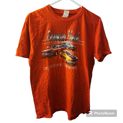 American Muscle Car Street Legal T-shirt Size L color Red | eBay