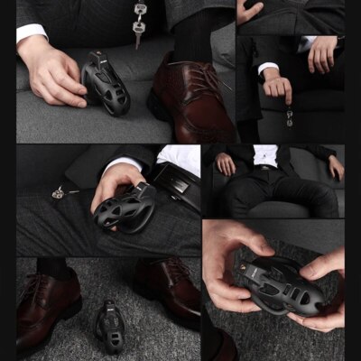 Newest Sissy Femboy Chastity Cage Device Rings Male Chastity Cage ...