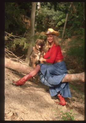 1980s SIMONE GRIFFETH Original 35mm Slide Transparency DEATH RACE 2000 ...