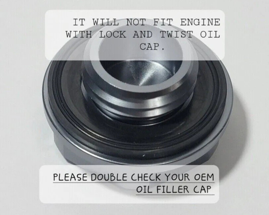 GUNMETAL ENGINE OIL FILLER CAP FOR TEQ SCION TUNDRA TACOMA CELICA JDM ...