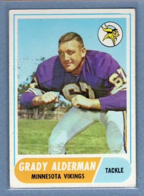 1968 Topps #3 Grady Alderman (st) VG GO801 | eBay