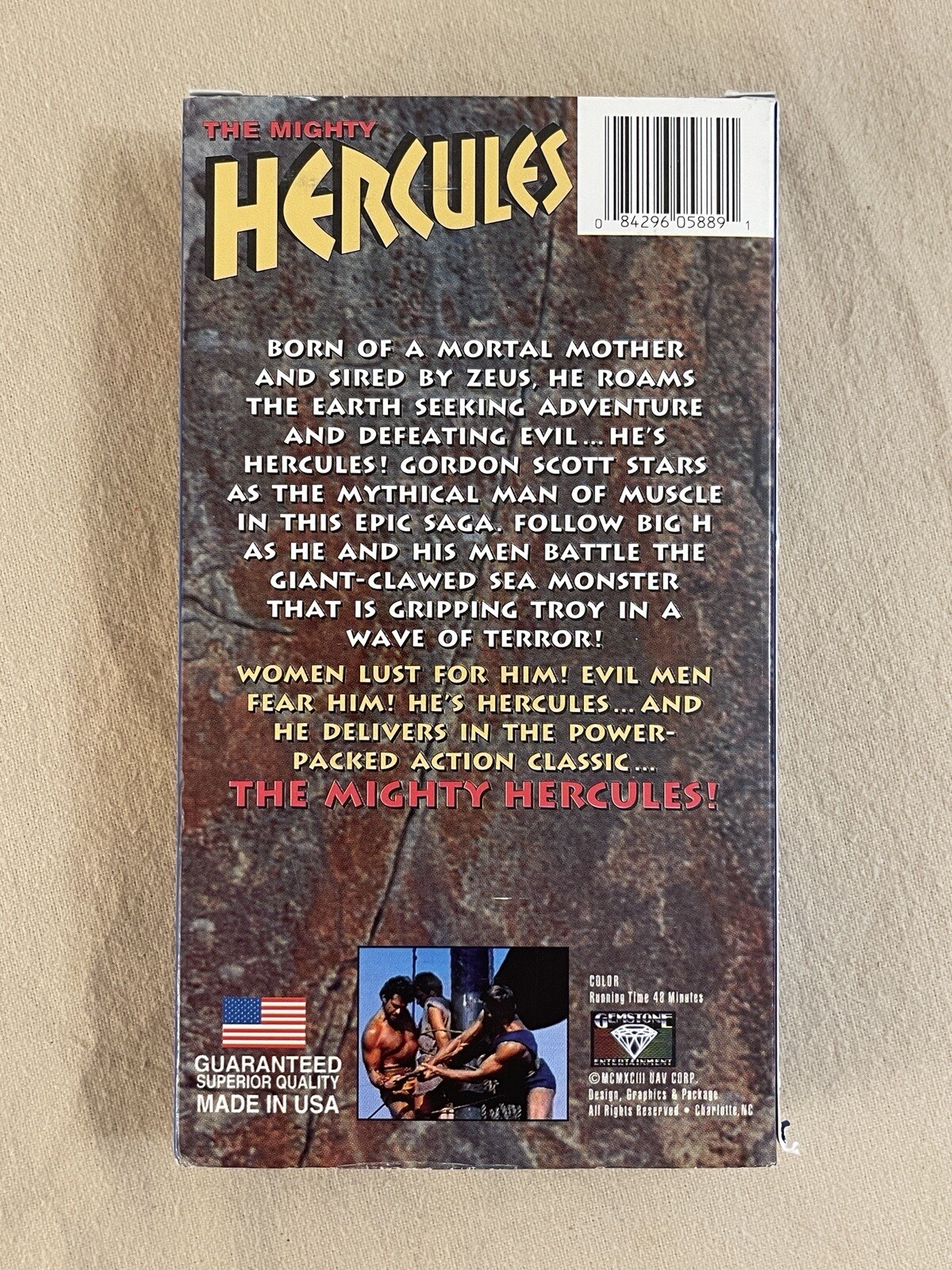 The Mighty Hercules - VHS - Gordon Scott - Excellent Condition- H1 | eBay