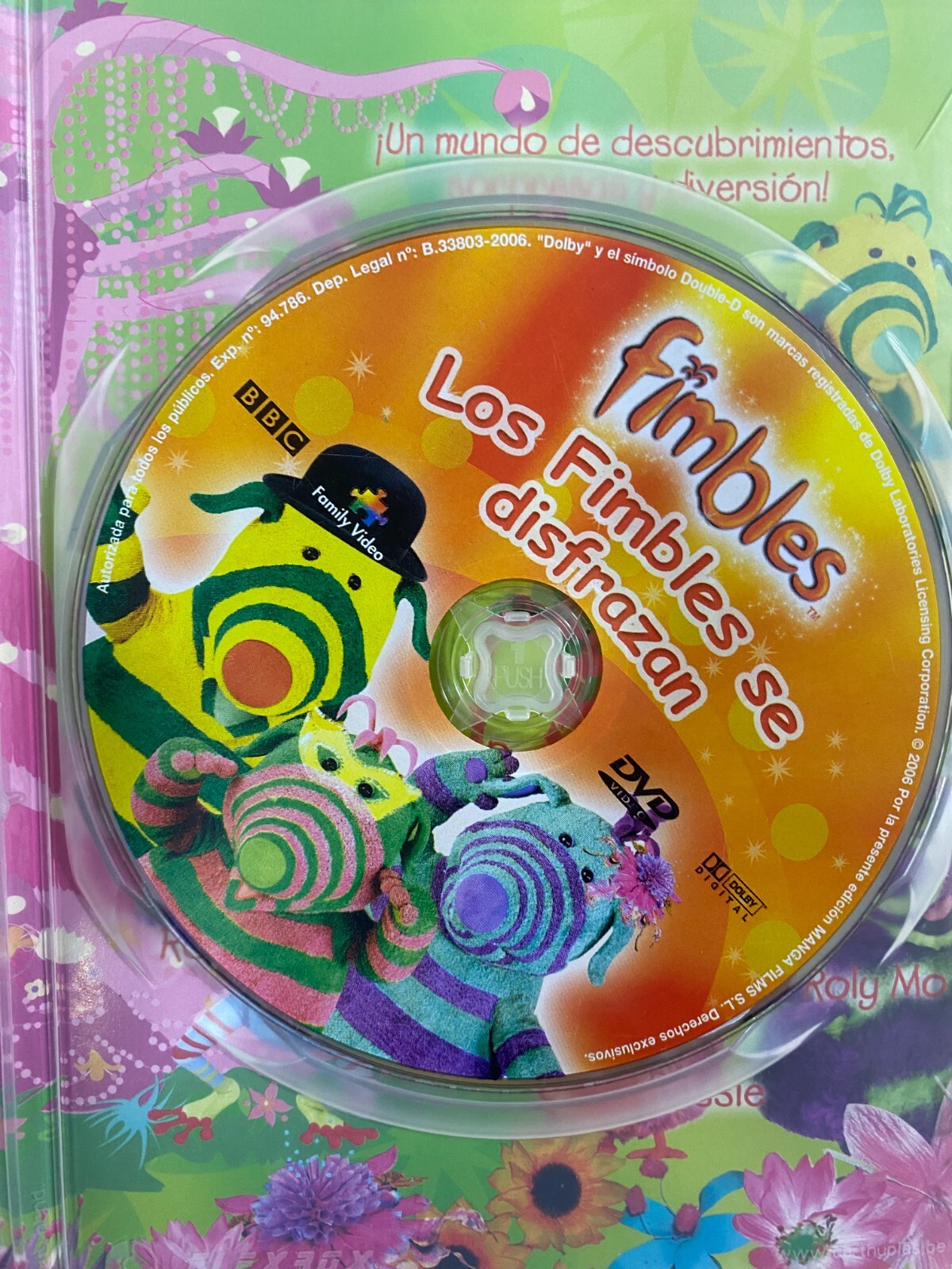 Fimbles DVD Los Se Seitenverkleidung - Florrie Pom Fimbo Rockit Bessie ...
