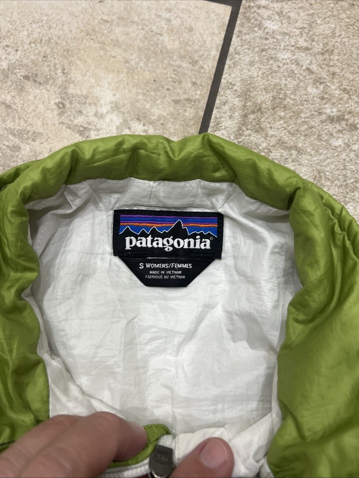 Women's Vintage PATAGONIA 'Nano Puff Packable Jacket - Small S - Green ...