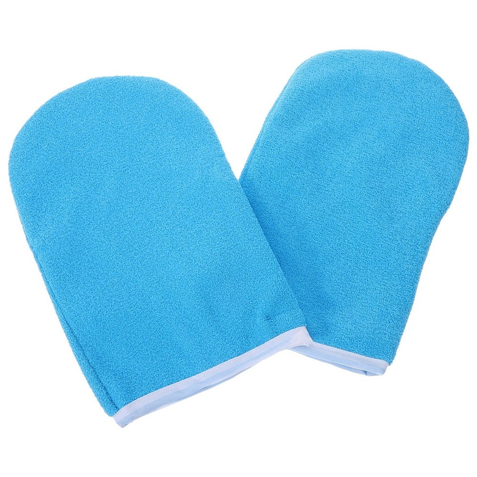 1 Pair Paraffin Wax Gloves Hand Bath Mittens Hot Wax Hand Covers Beauty ...