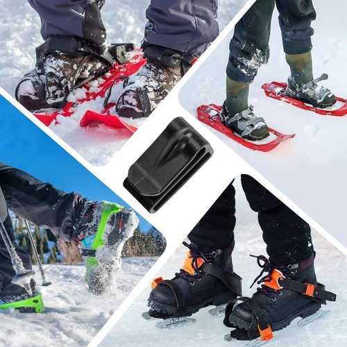 Adnee 20 Pack Snowshoe Strap Clips - 0.8 inch Ski Boot Wraps Buckle ...
