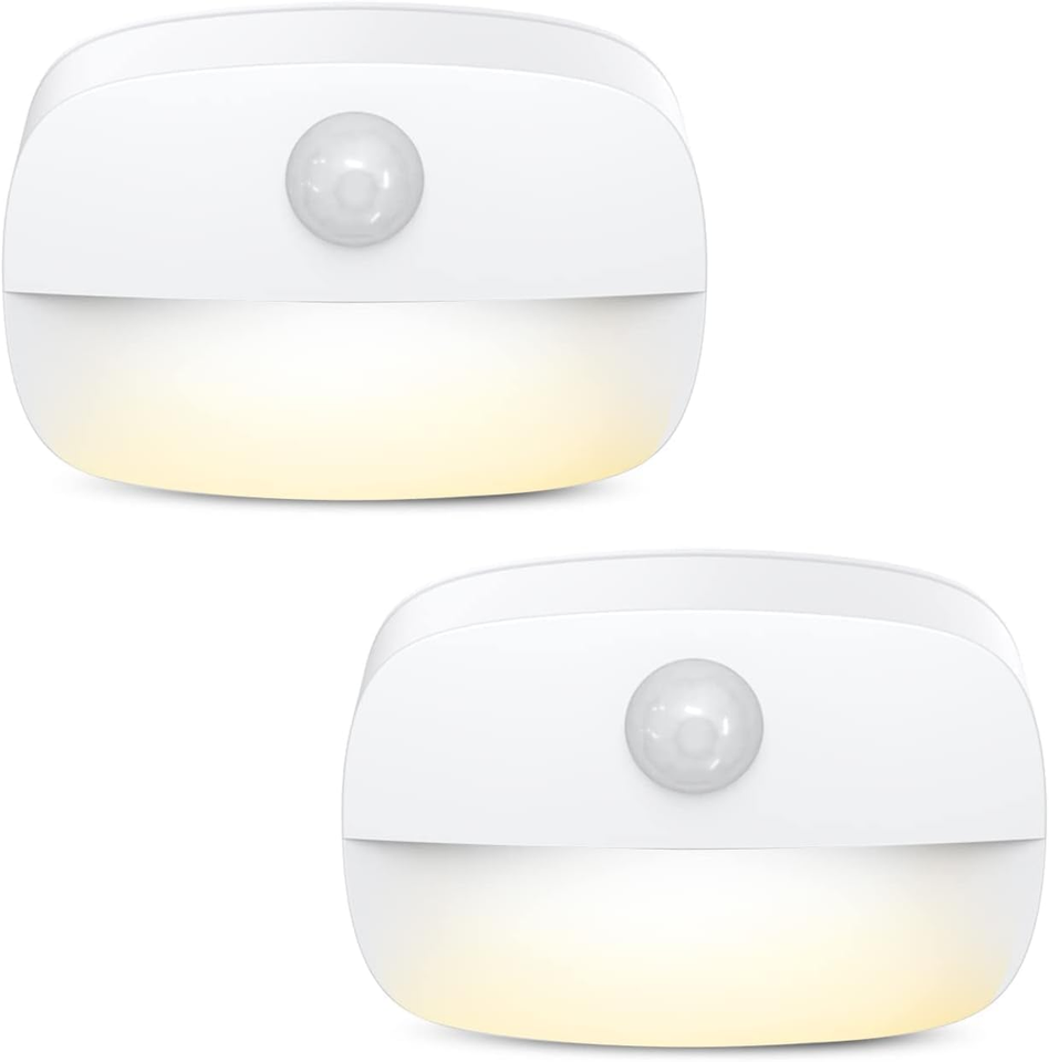Motion Sensor Night Light, Battery Powered Motion Sensor Lights Indoor ...