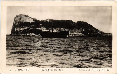 CPA Gibraltar-Rock from the Bay (320560) | eBay