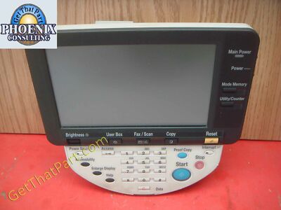 Konica Minolta C451 C550 C650 LCD Operator Control Assy A02EM70001 | eBay