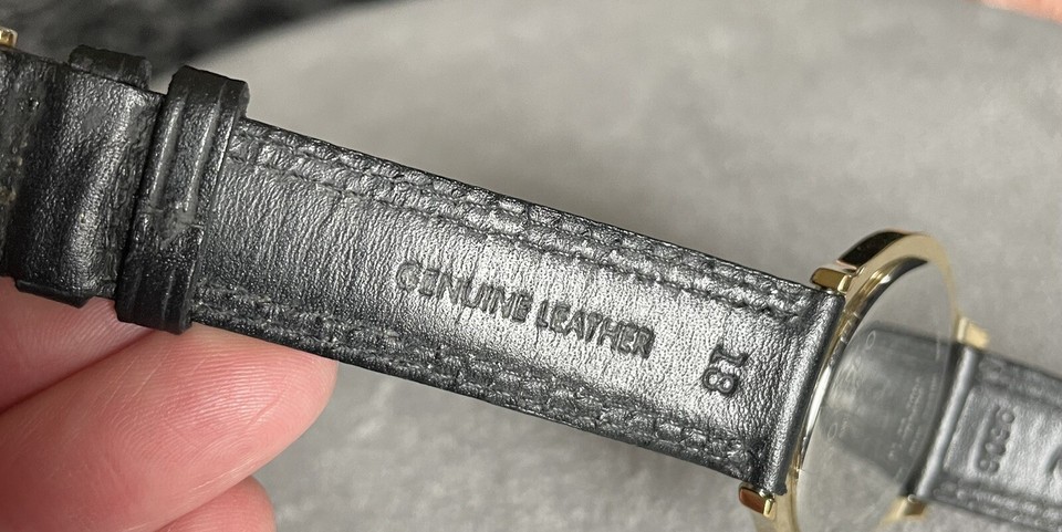 Movado Museum Watch Unisex 18K Gold Plated Case Stainless Back MODEL 87 ...