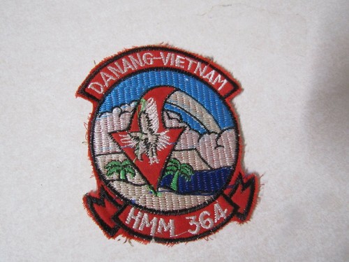 MILITARY PATCH OLD VIETNAM ERA DANANG VIETNAM HMM 364 | eBay