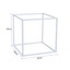 Metal Iron Cube Flower Stand Pedestal Table Centrepiece Wedding Decor ...