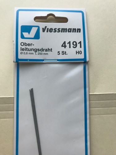 Viessmann 4191 - H0 Cable De Contacto 250 Mm, 5 Piezas - Nuevo | eBay