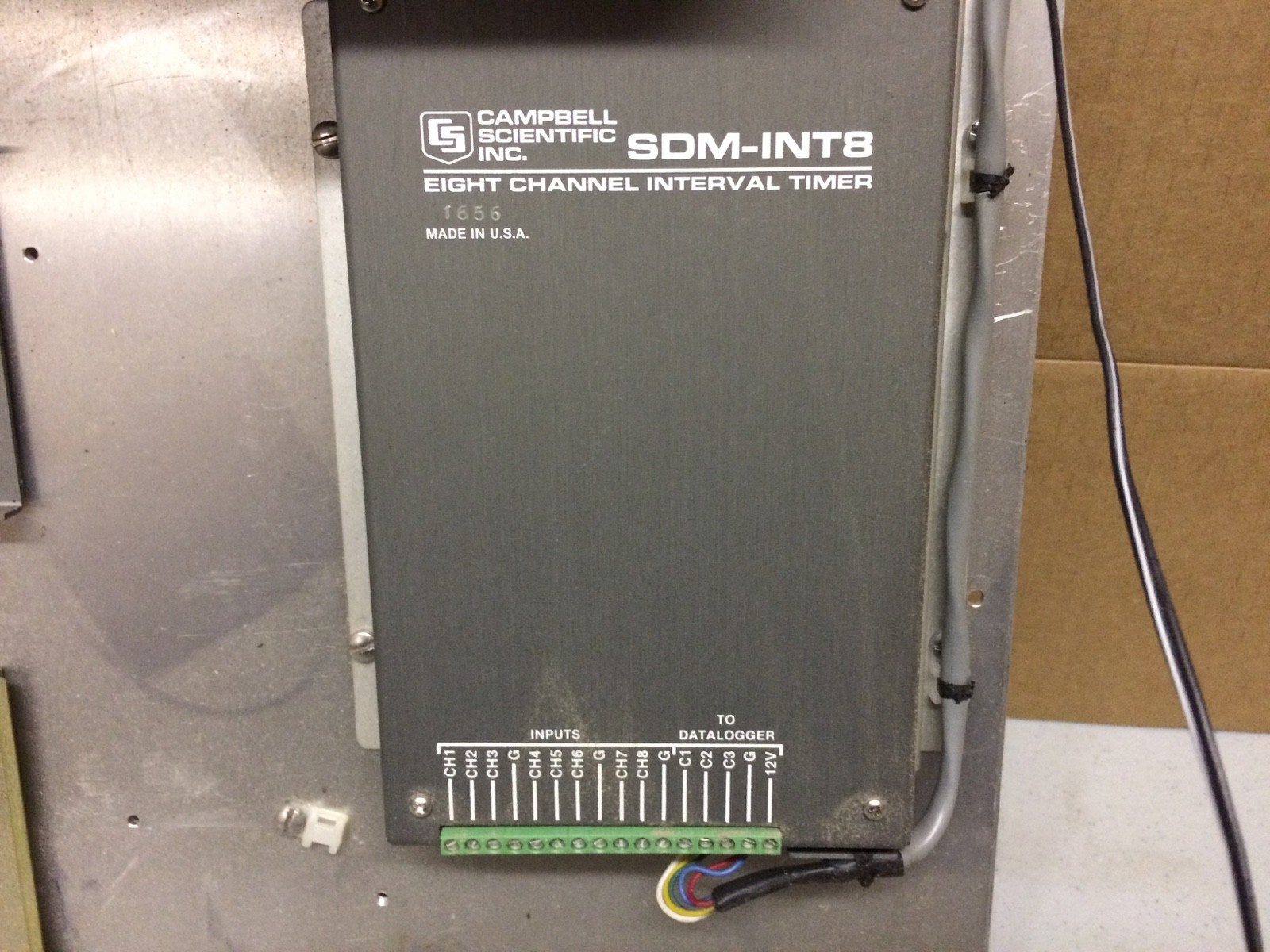 SDM-INT8 Eight channel interval timer & Campbell Scientific 21X ...