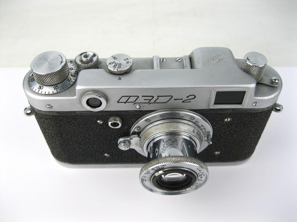FED 2 camera Rangefinder made in USSR 1955-70 lens 1: 35 F=50 Soviet ...