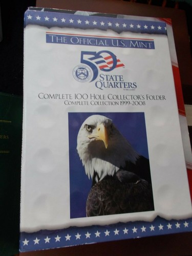 New H.E.Harris State Quarters Folders 1999-2008 (100 Slots) for P&D ...
