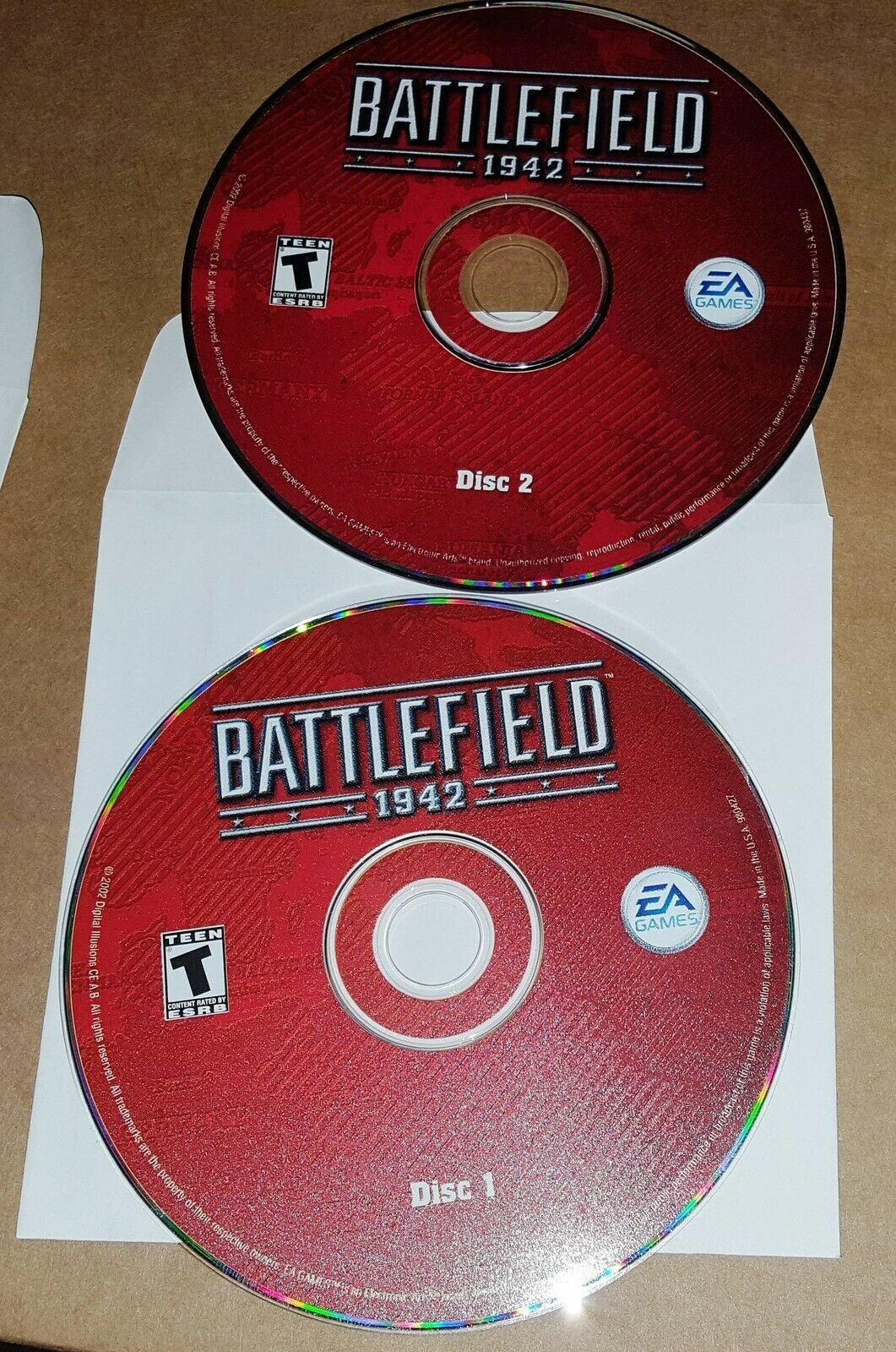 Battlefield 1942 PC/Computer 2 TWO CD/Disc Only RARE | eBay