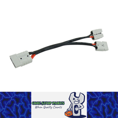 30cm 50 Amp Anderson Plug Style Connector Y Adaptor Splitter Cable ...