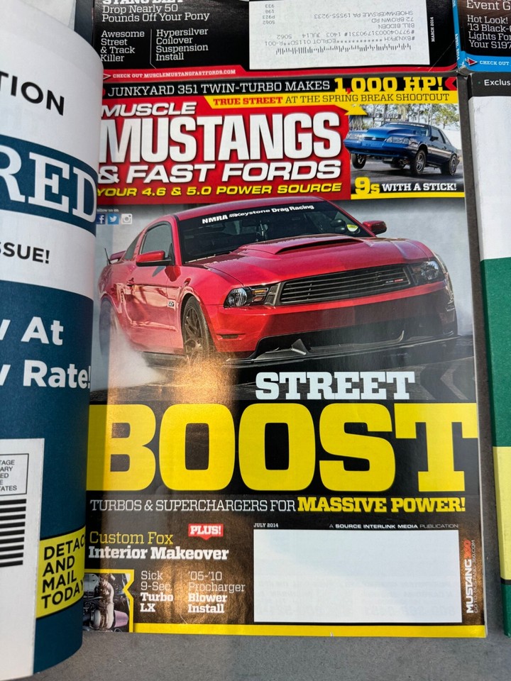 2014 Muscle Mustangs and Fast Fords Magazine 6 Months 10 Best Stangs | eBay