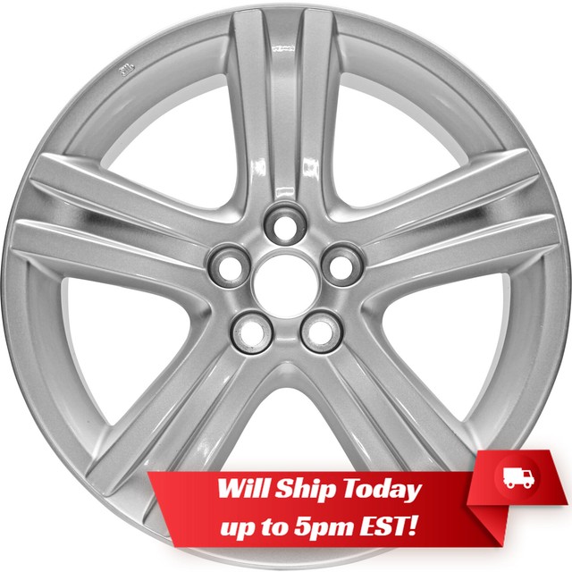for Toyota Corolla 09-13 5-spoke Silver 17x7 Alloy Factory Wheel ...