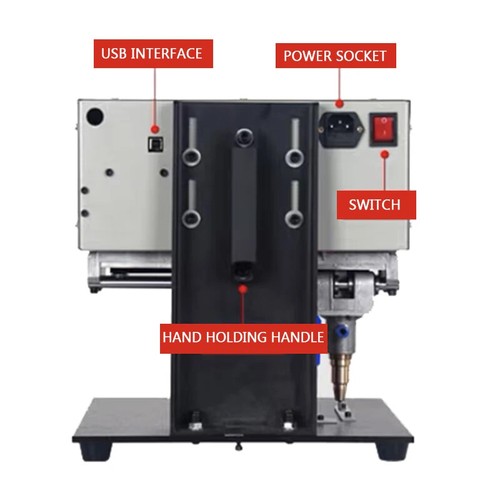 Laser Pneumatic Electric Marking Machine Metal Nameplate Engraving ...