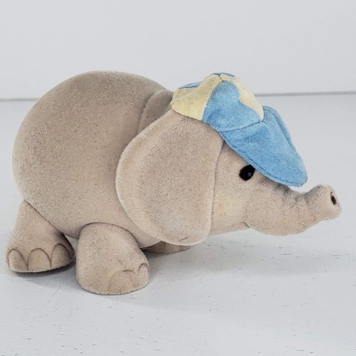 Precious Moments Noah's Ark Flocked Elephant Posable Figurine Applause ...