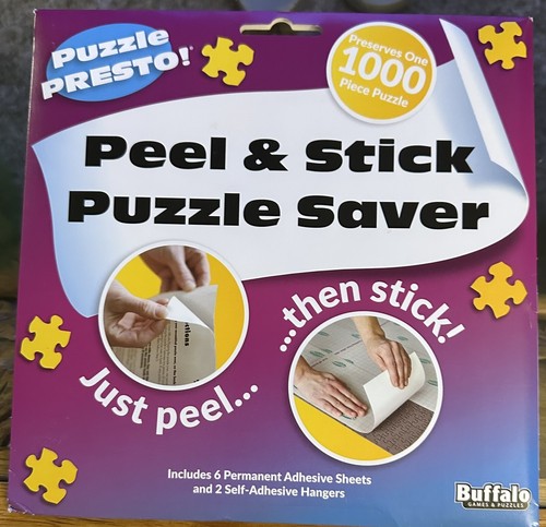 Puzzle Presto Peel and Stick Puzzle Saver No Glue No Mess buffalo Games ...