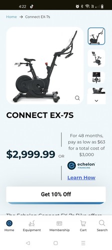 Echelon Connect EX-7s Brand New In Box Commercial Bike | eBay