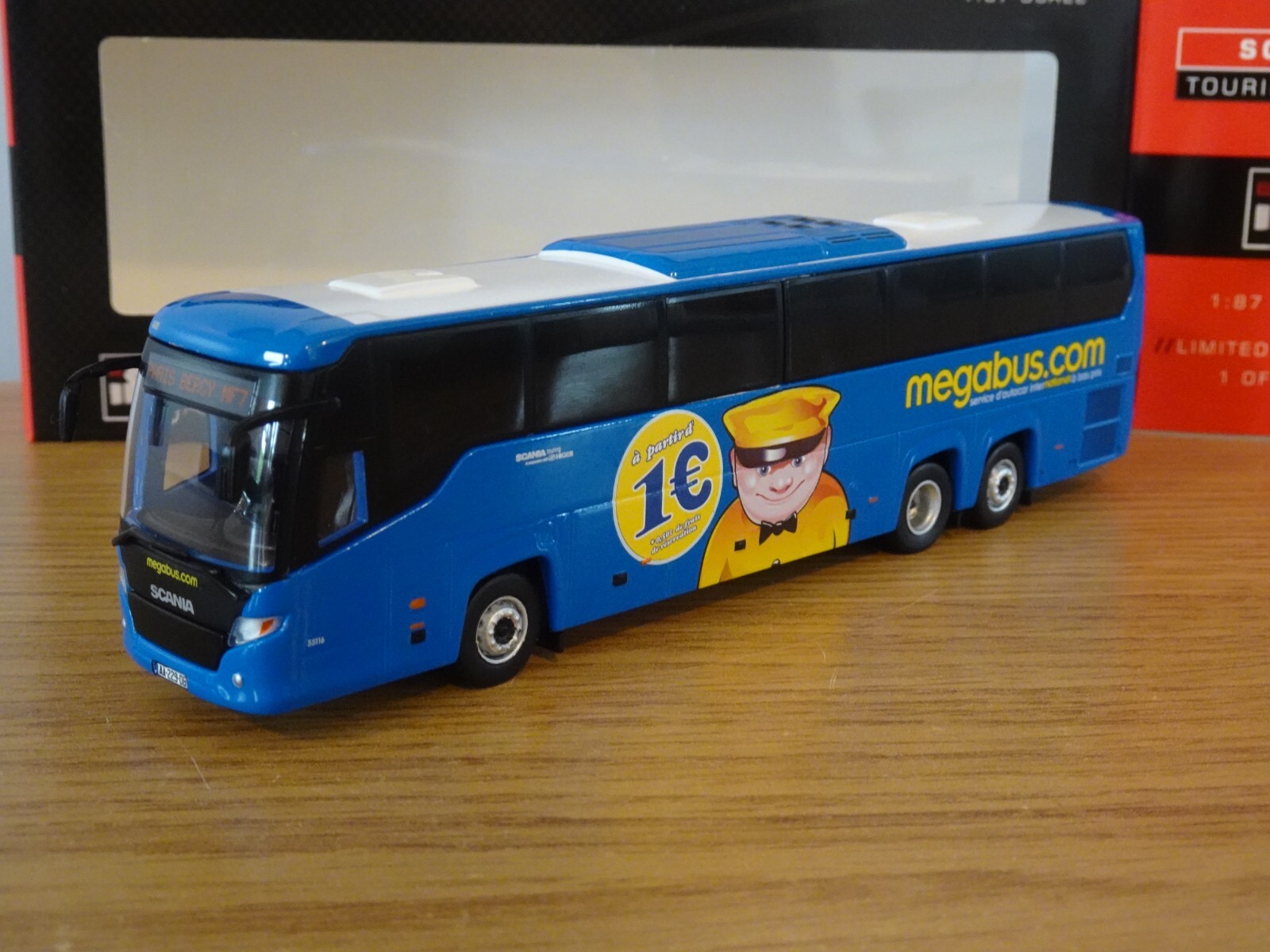 ICONIC REPLICAS MEGABUS FRANCE SCANIA HIGER TOURING COACH BUS MODEL 87 ...
