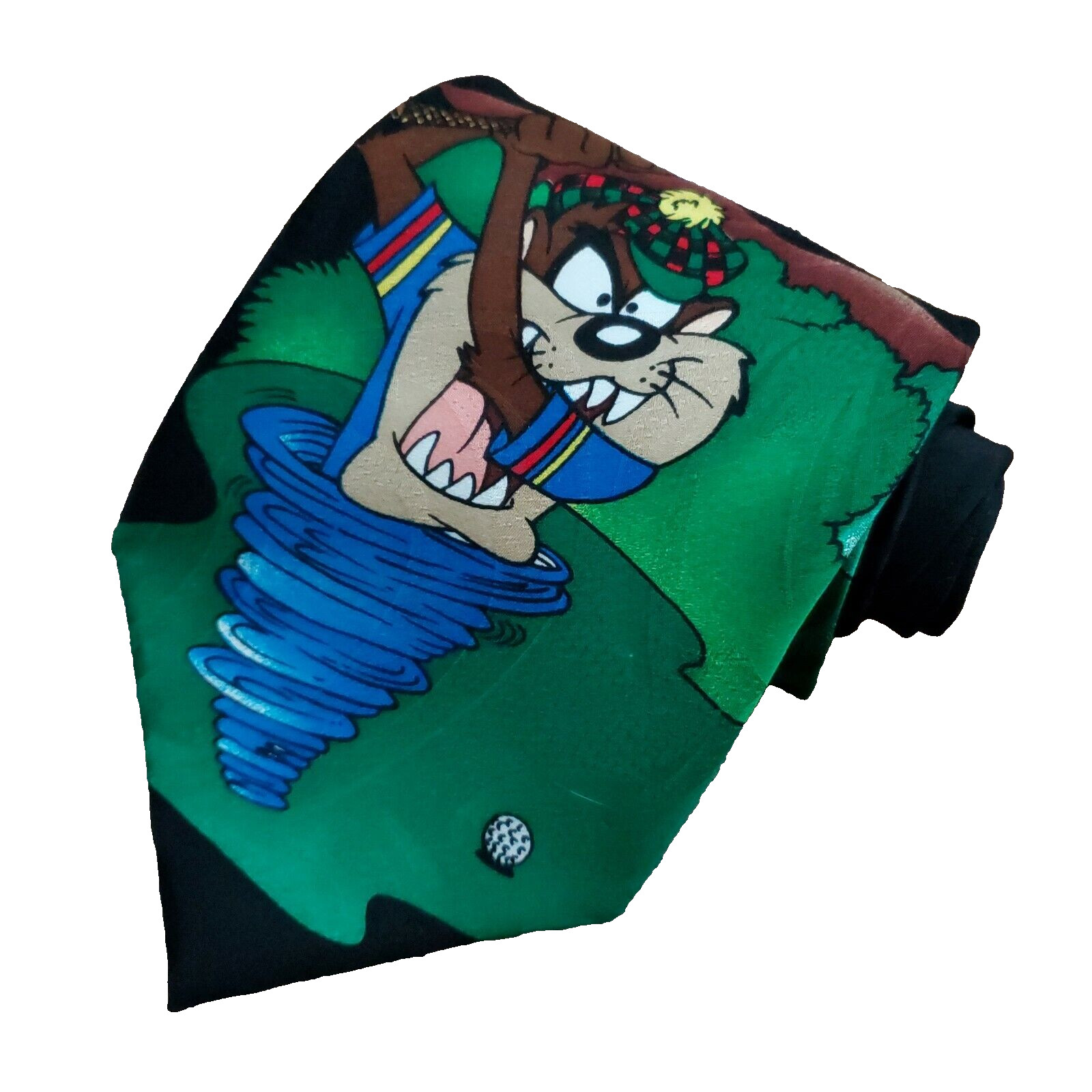 Taz Looney Tunes Golf Cartoon Neck Tie Tasmanian Devi… - Gem