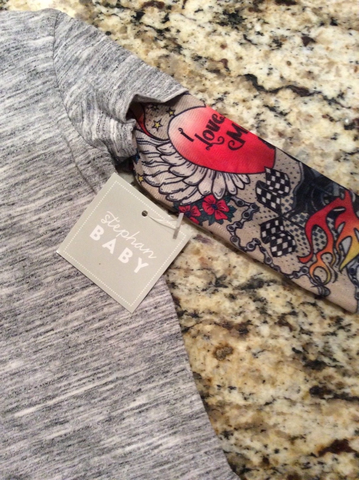 BNWT’S Gray Stephan Baby Tattoo Snapshirt, Size 6-12 months | eBay