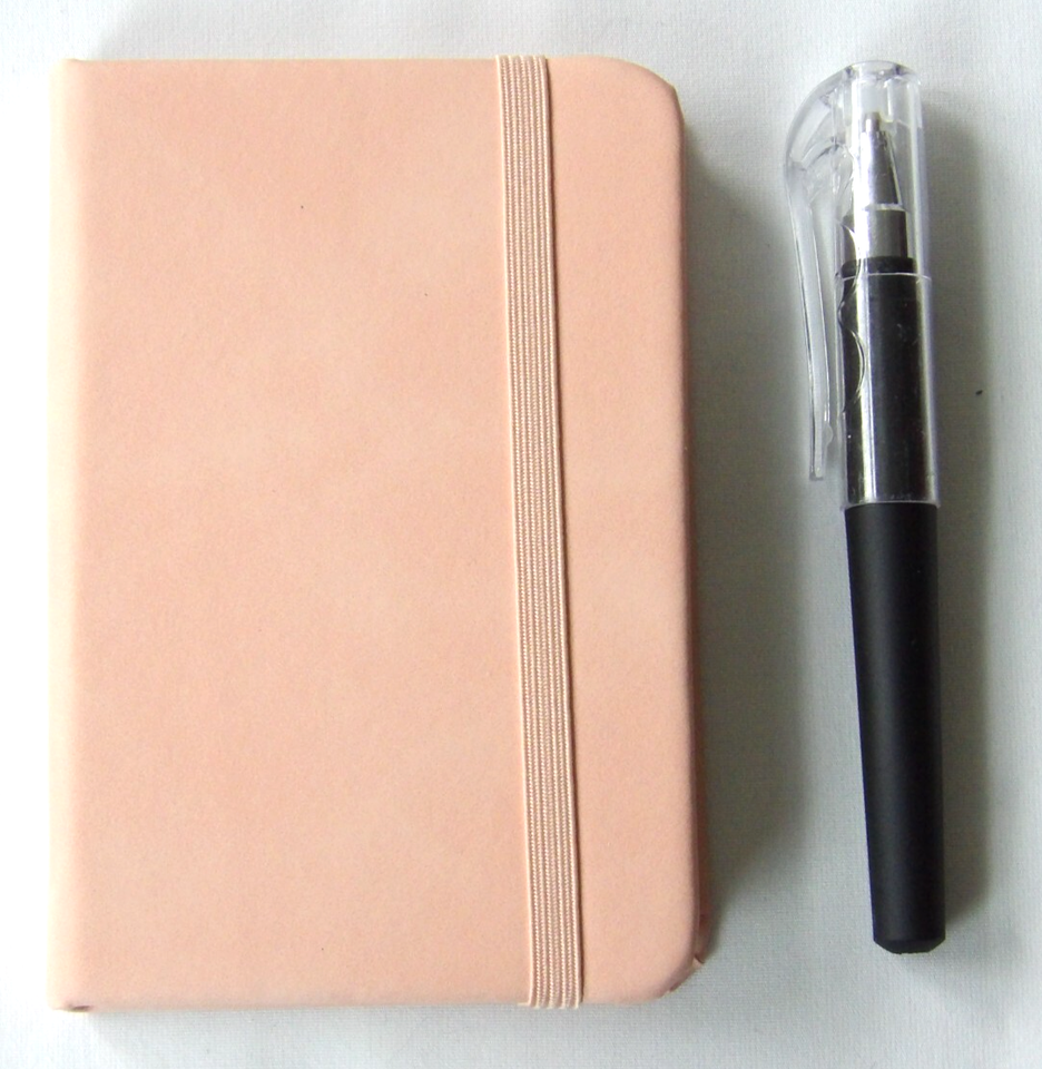 NEW Artificial Leather Mini Pocket Notebook with Pen | eBay