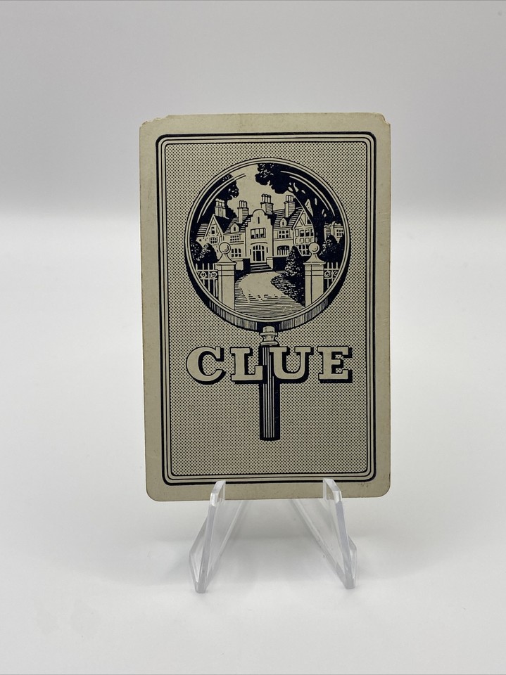Vintage 1949-50 Clue Board game Character Card Mr. Green Good Condition ...