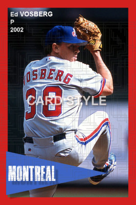 Ed Vosberg - 2002 Montreal Expos - choose a size - full color print | eBay
