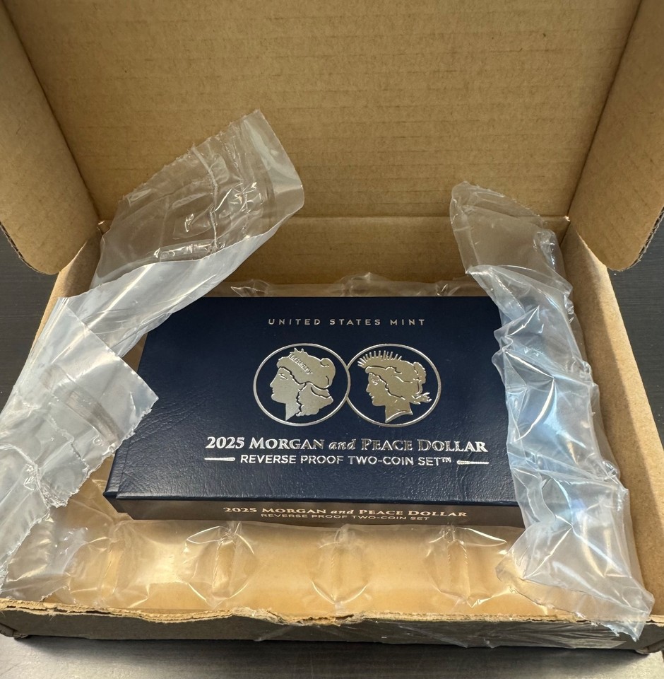 2025 Morgan and Peace Dollar Two-Coin Reverse Set (25XS) - IN HAND | eBay