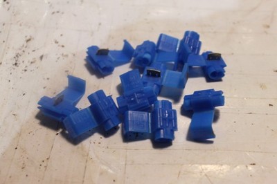 New lot of 10 3M Scotchlock Wire Joining Clips - Blue Plastic | eBay UK