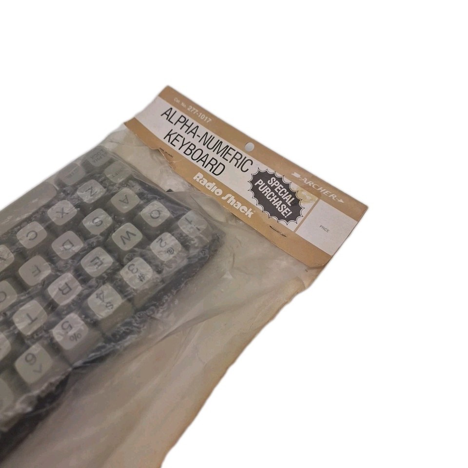 New Rare Alpha Numberic Keys Vintage TI 99/4 Keyboard Archer Model 277 ...