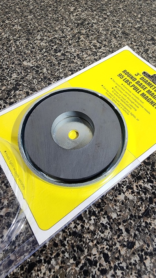 3 Inch Round Magnet 95lbs Pulling Force Super Strong | eBay