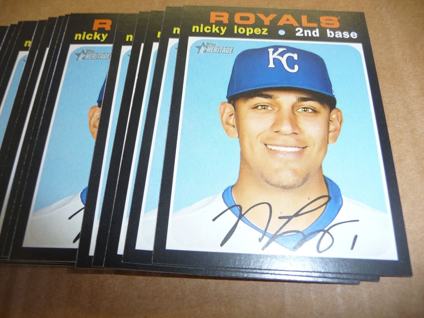 2020 Topps Heritage NICKY LOPEZ ROYALS BASE LOT OF 31 CARDS #305 | eBay