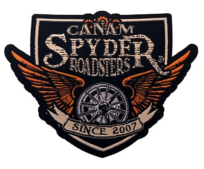 4" Can-Am Spyder Roadsters Iron-On Woven Patch | eBay