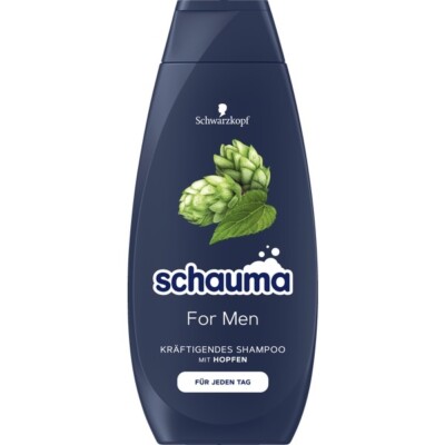 Schwarzkopf Schauma FOR MEN shampoo with hops 400ml-Made in Germany ...