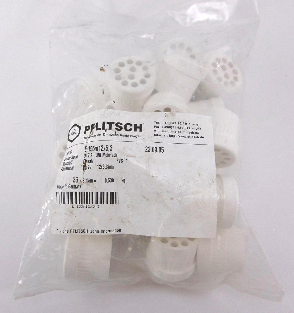 25 Stück Pflitsch UNI-Dicht-Mehrfach Einsatz | Pg29 | 12 x 5,3 mm | eBay.de